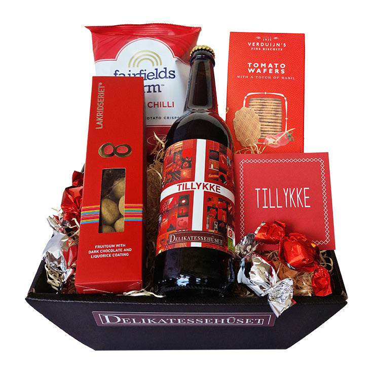 Gavekurv - studentergave med øl & snacks til de røde studenter ...