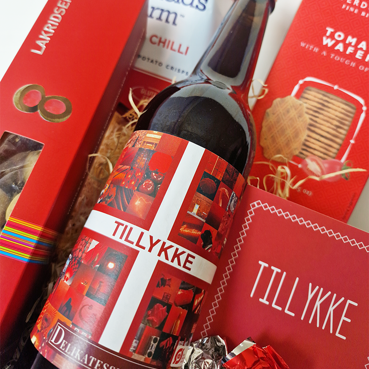 Gavekurv - studentergave med øl & snacks til de røde studenter ...